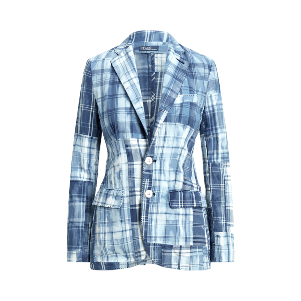 Patchwork Cotton Madras Blazer for Women | Ralph Lauren® PE