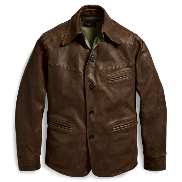 Leather Car Coat for Men | Ralph Lauren® AM
