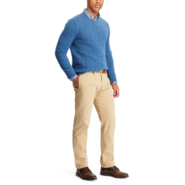 Classic Fit Cotton Chino for Men | Ralph Lauren® AM