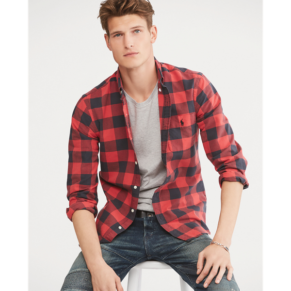 The Iconic Plaid Oxford Shirt for Men | Ralph Lauren® AM