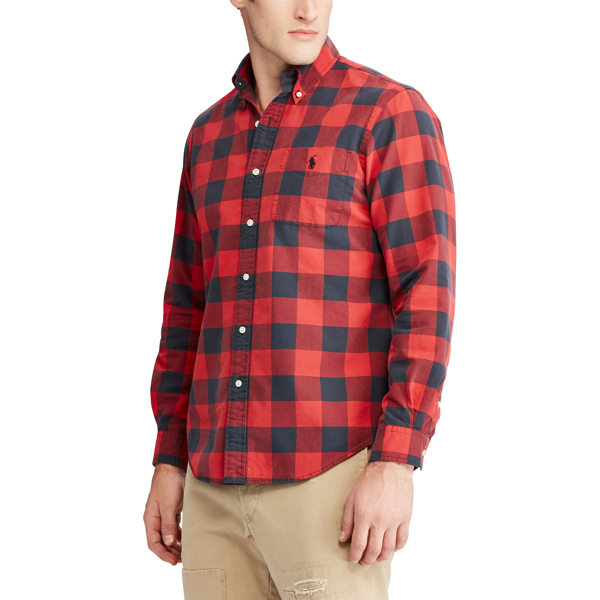 The Iconic Plaid Oxford Shirt for Men | Ralph Lauren® AM