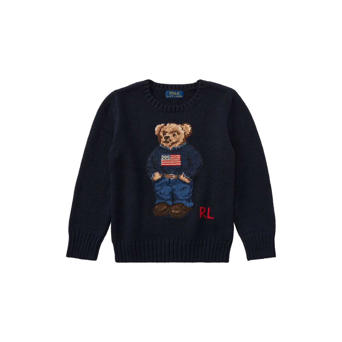 Polo Bear Cotton Sweater | Ralph Lauren UK