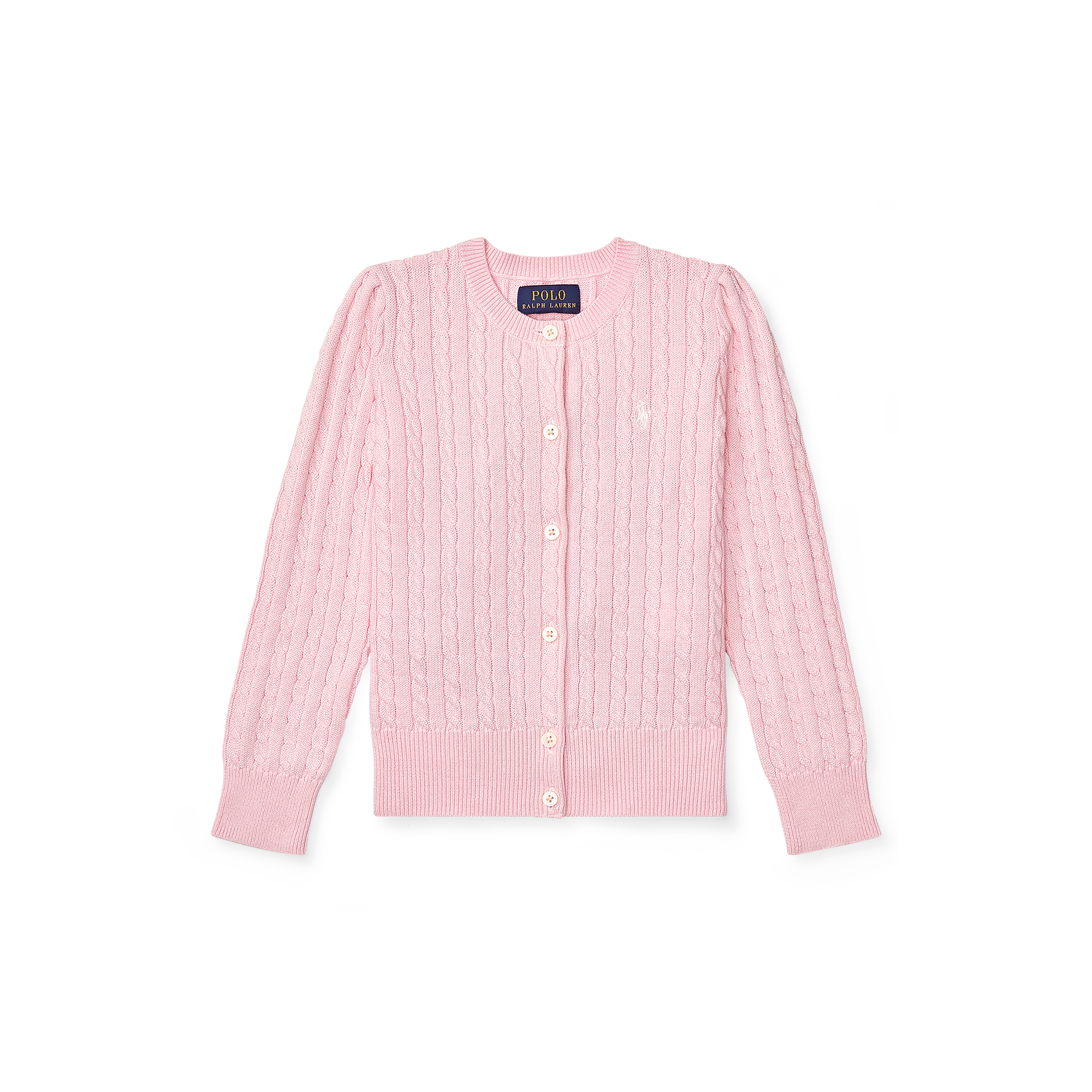 Mini-Cable Cotton Cardigan