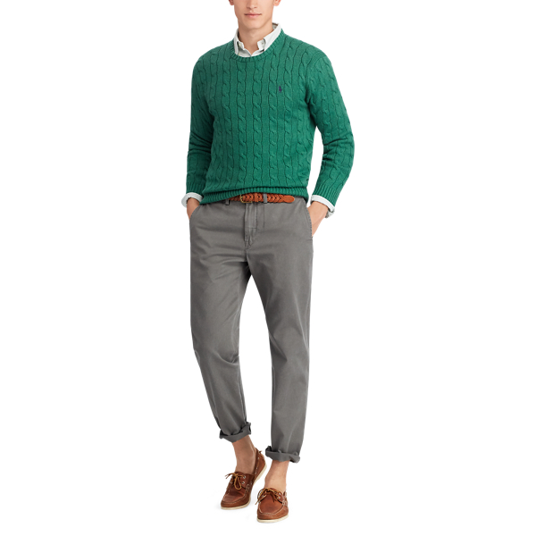 Classic Fit Cotton Chino | Ralph Lauren UK