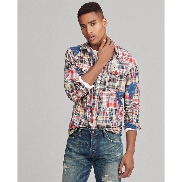 Classic Fit Western Shirt for Men | Ralph Lauren® DZ