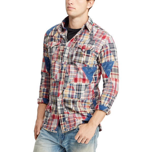 Classic Fit Western Shirt for Men | Ralph Lauren® DZ