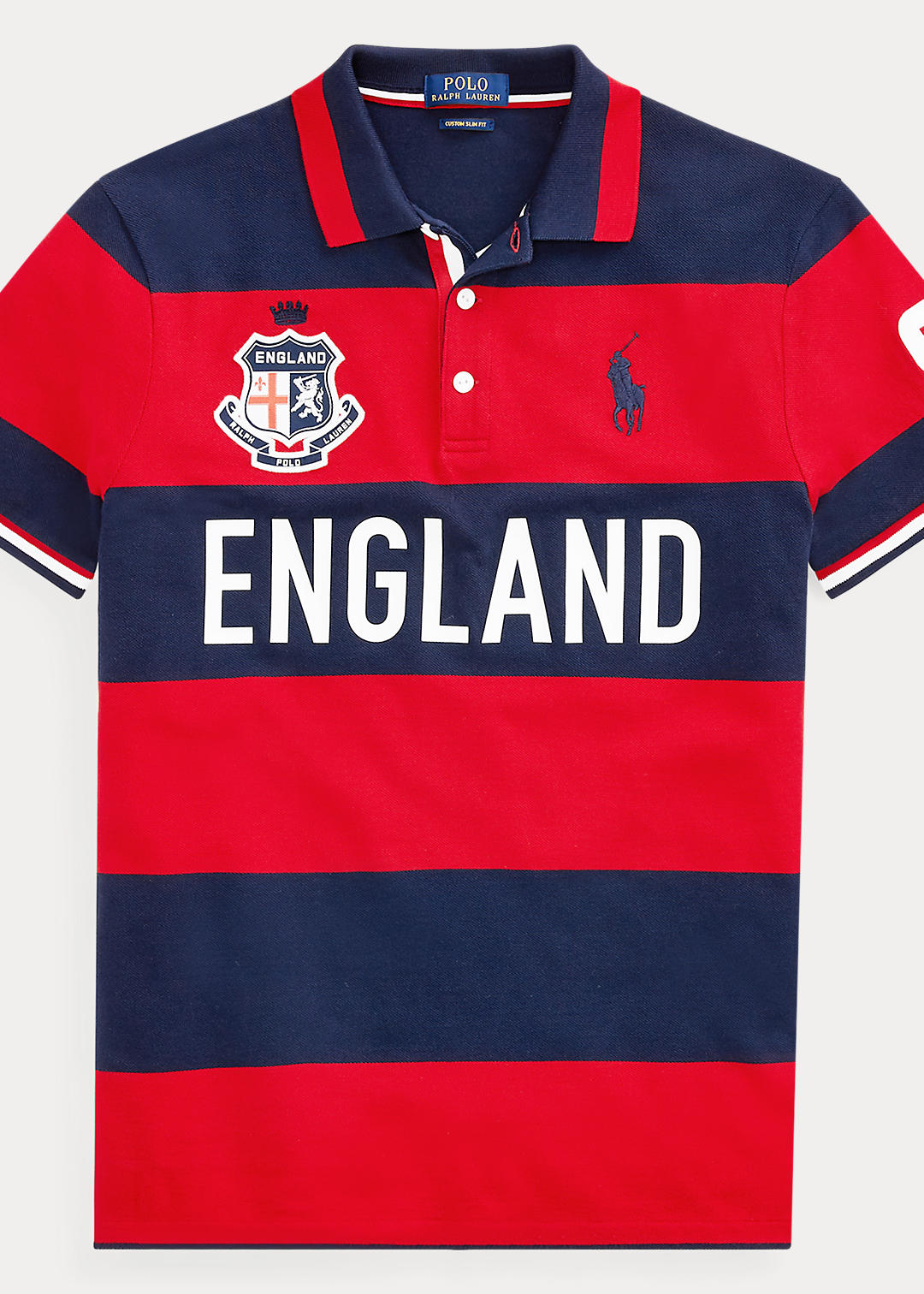 Custom Slim Fit England Polo for Men | Ralph Lauren® AM Custom Slim Fit England Polo for Men | Ralph Lauren® AM