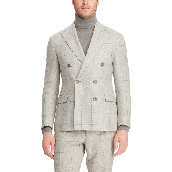 Windowpane Tweed Suit Jacket for Men | Ralph Lauren® PE