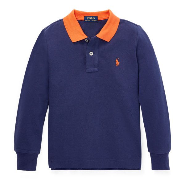 Cotton Mesh Polo Shirt