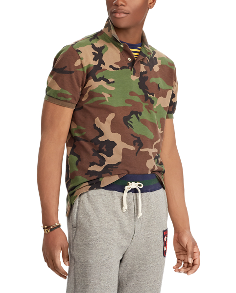 Polo Ralph Lauren Custom Slim Fit Camo Mesh Polo 4