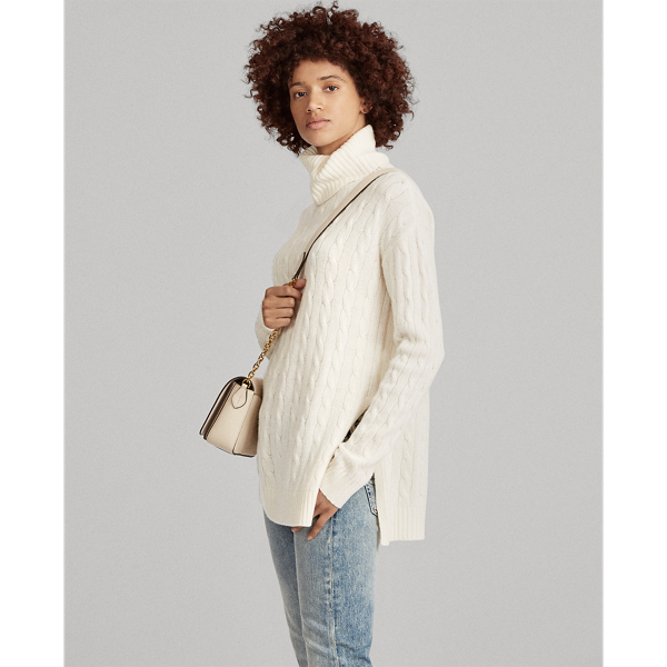 Top 87 Imagen Ralph Lauren Cable Knit Turtleneck Sweater