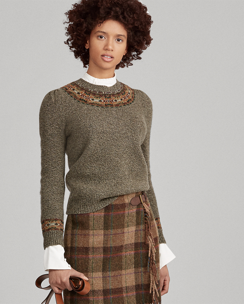 Fair Isle Wool-Blend Sweater
