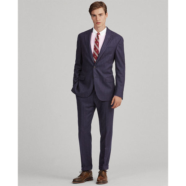 Polo Chalk-Stripe Flannel Suit for Men | Ralph Lauren® AM