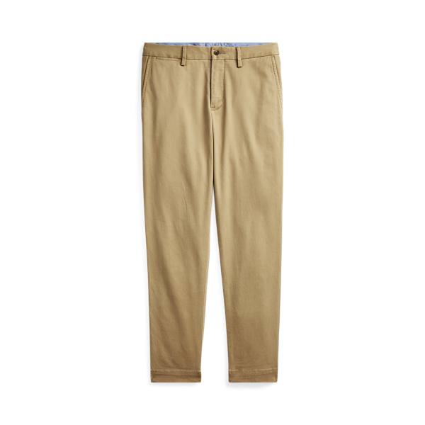 Stretch Cotton Straight Pant