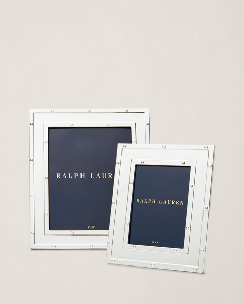 Cadres photo de luxe Ralph Lauren Home - Or, argent, cuir