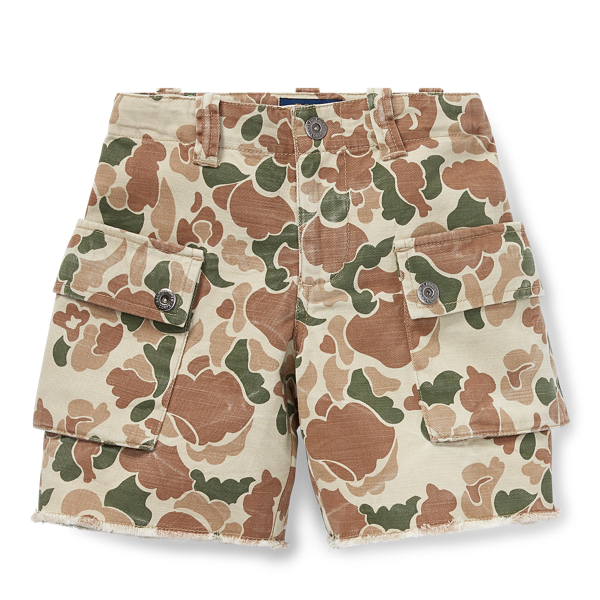 Relaxed Camo Cargo Short