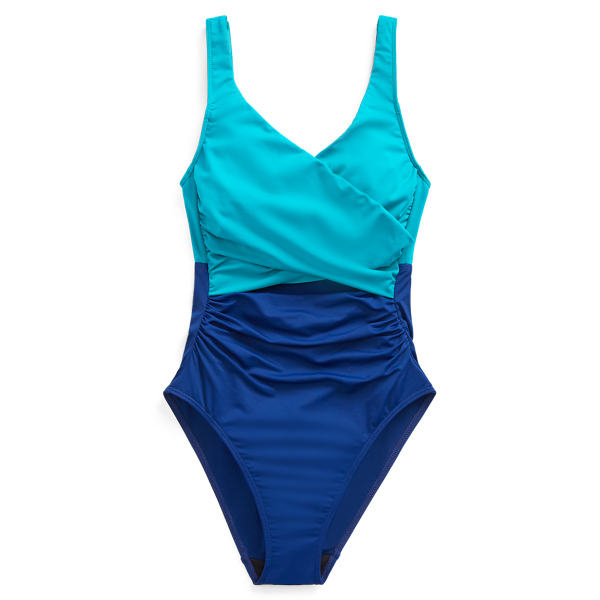 Slimming Color-Block One-Piece