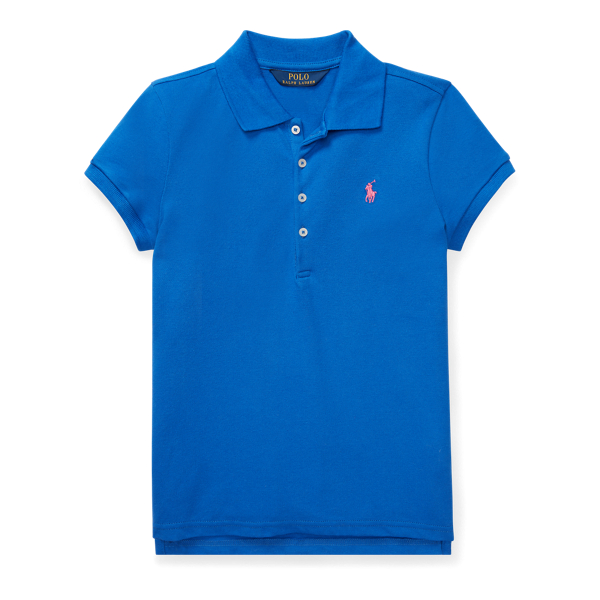 Cotton Mesh Polo Shirt