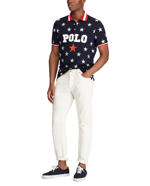 Polo Ralph Lauren Classic Fit Star Mesh Polo 3