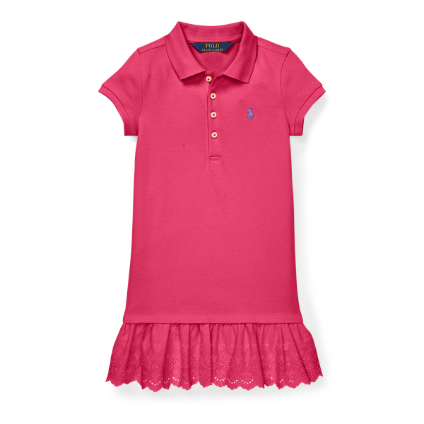Eyelet Polo Dress