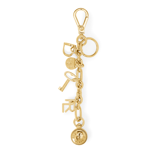 Gold-Tone Charm Key Chain