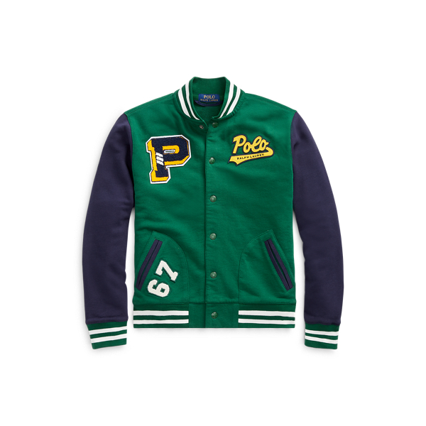Cotton Terry Letterman Jacket for Children | Ralph Lauren® AM