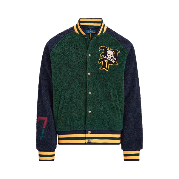 Fleece Letterman Jacket | The Hoxton Trend