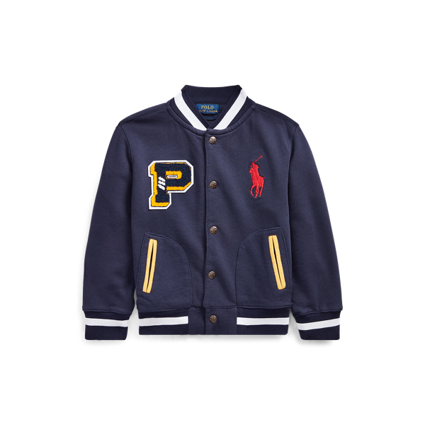Cotton Terry Letterman Jacket for Children | Ralph Lauren® NL
