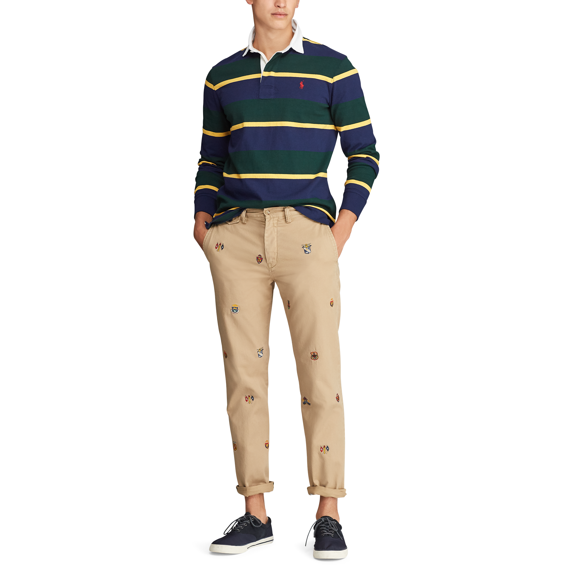 Ralph Lauren Classic Fit Embroidered Chino - 489656