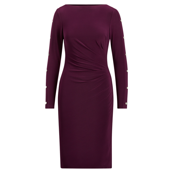 Logo-Snap Stretch Jersey Dress for Women | Ralph Lauren® CO