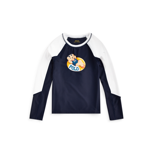 Polo Bear Stretch Rash Guard for Children | Ralph Lauren® IL