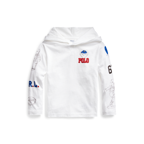 Polo Bear Cotton Hooded Tee