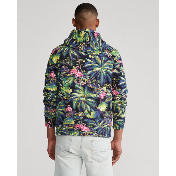 Tropical-Print Fleece Hoodie for Men | Ralph Lauren® UK