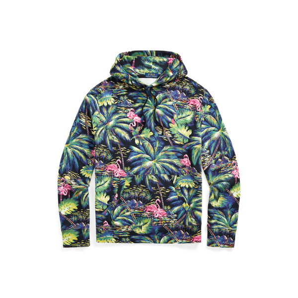 Tropical-Print Fleece Hoodie for Men | Ralph Lauren® UK