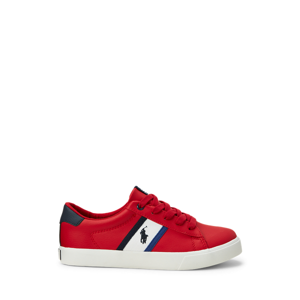 Geoff II Faux-Leather Sneaker voor Children | Ralph Lauren® NL