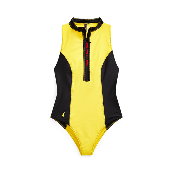 Quarter-Zip One-Piece Swimsuit for Women | Ralph Lauren® IN