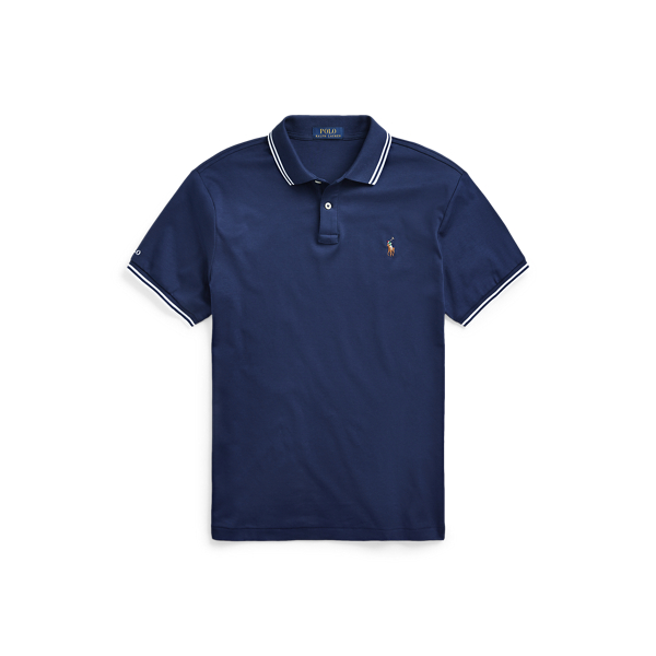 Polo coupe ajustée en interlock pour Men | Ralph Lauren® FR