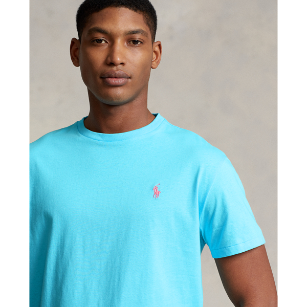 Custom slim fit jersey T-shirt voor Men | Ralph Lauren® BE
