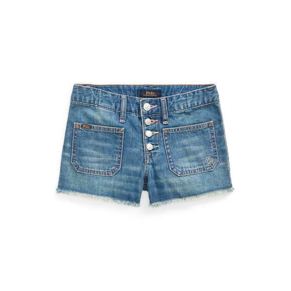 Button-Fly Denim Short