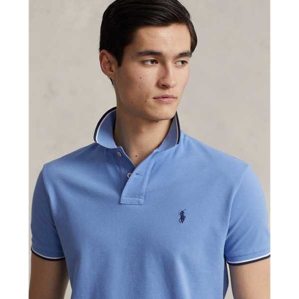 Custom Slim Fit Mesh Polo Shirt for Men | Ralph Lauren® AM