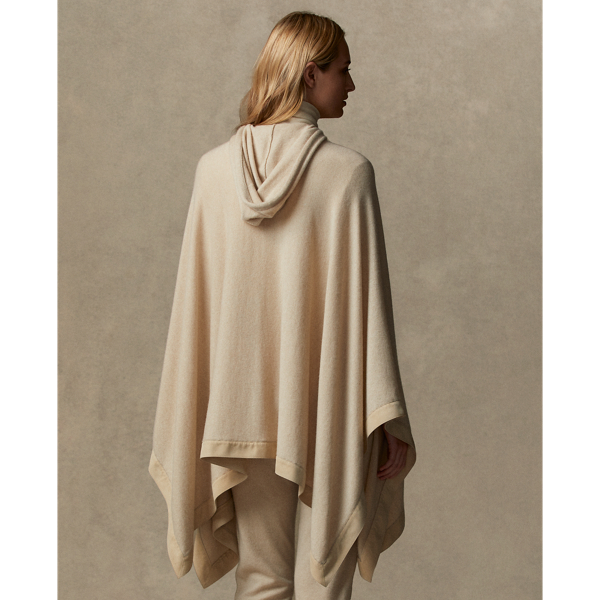 Cashmere Hooded Poncho Jumper for Women | Ralph Lauren® GI