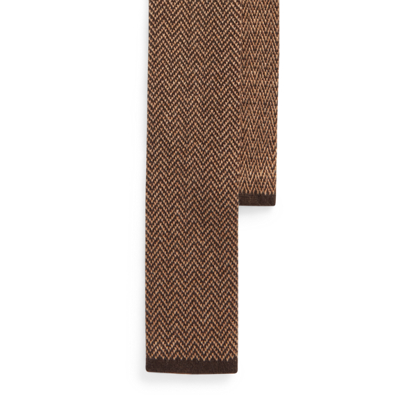 Herringbone-Knit Cashmere Tie for Men | Ralph Lauren® IN