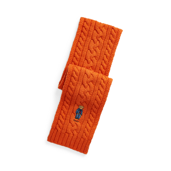 Polo Bear Cable-Knit Scarf for Men | Ralph Lauren® NL