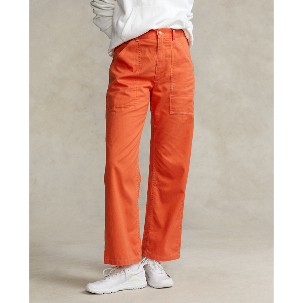 Cotton Twill Utility Trouser For Women Ralph Lauren® Uk