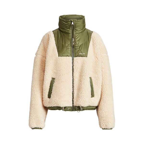 High-Pile Ripstop-Trim Jacket for Women | Ralph Lauren® AM