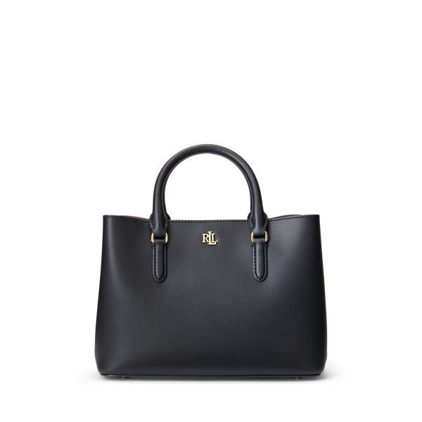 Smooth Leather Small Marcy Satchel for Women | Ralph Lauren® PT