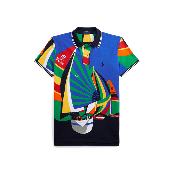 Classic Fit Graphic Polo Shirt for Women | Ralph Lauren® AM