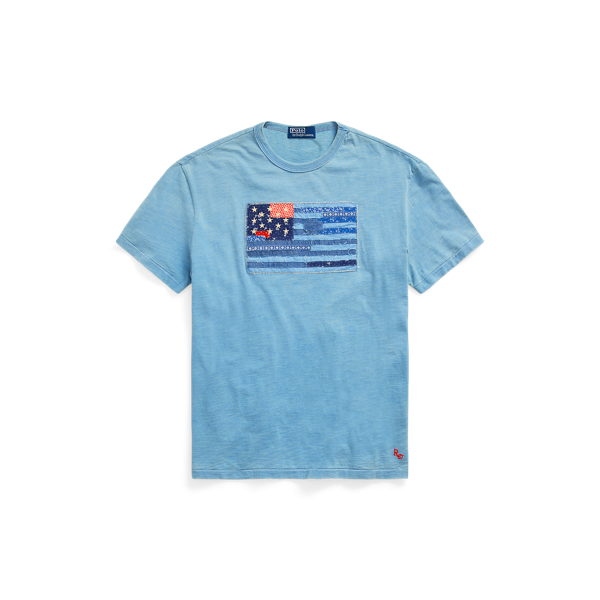 Classic Fit Indigo Flag T-Shirt
