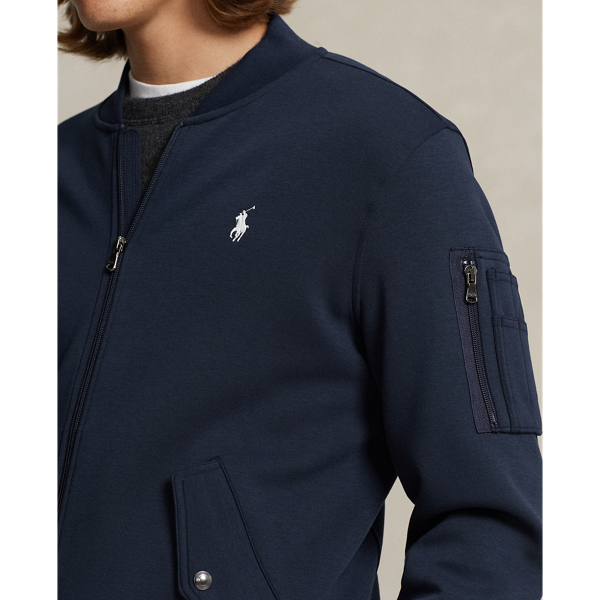 Double-Knit Bomber Jacket for Men | Ralph Lauren® UK