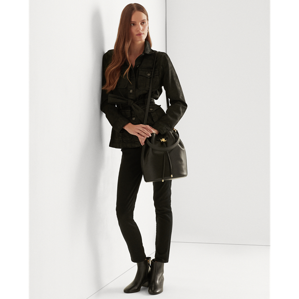 Leather Large Andie Drawstring Bag for Women | Ralph Lauren® SA